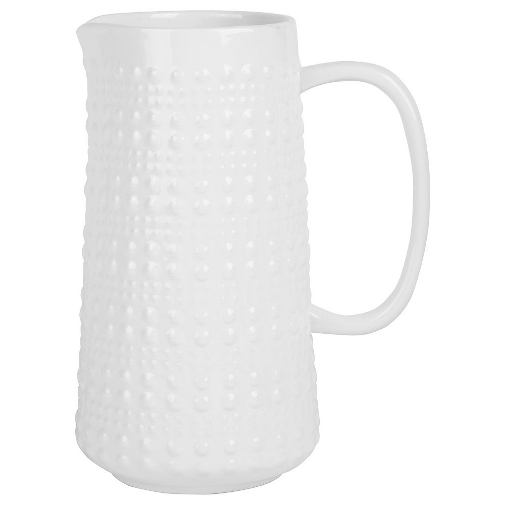 Home Essentials Halo White Pitcher
