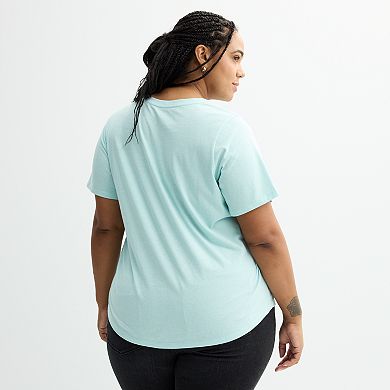 Plus Size Peanuts Snoopy Snuggle Weather Graphic Tee