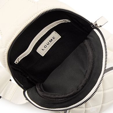 Loume Faux-Leather Sling Bag