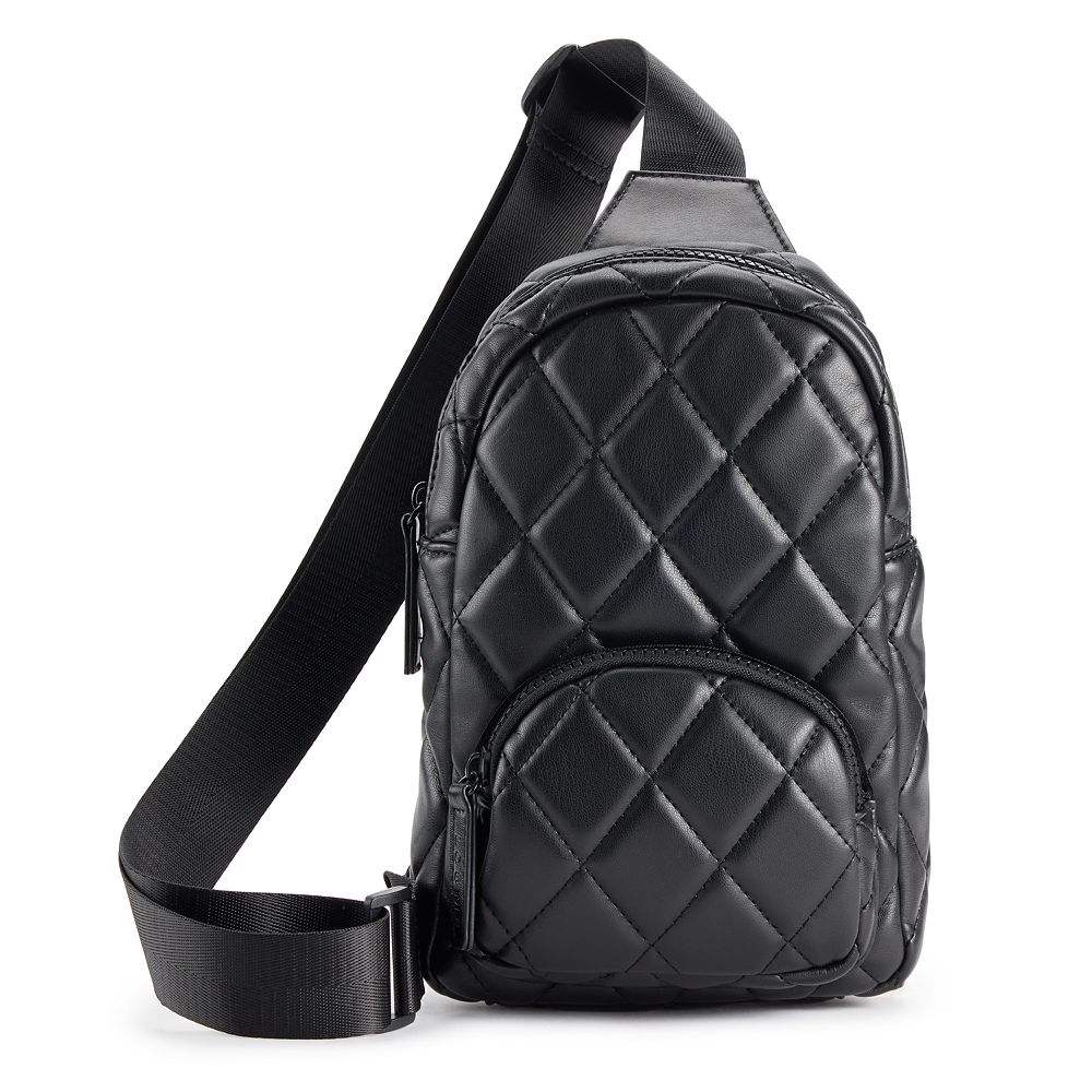 Loume Faux-Leather Sling Bag