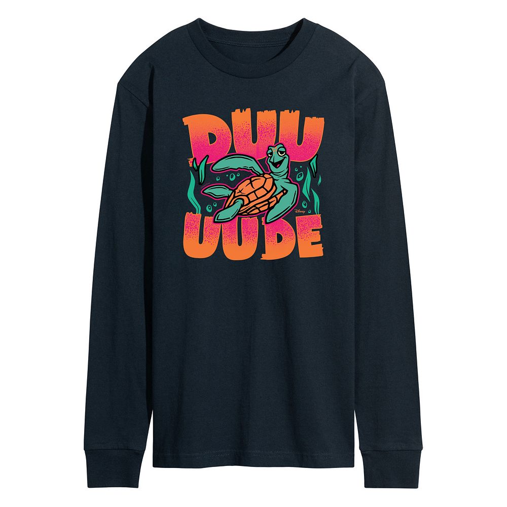 Disney / Pixar’s Finding Nemo Crush Men's Duuude Long Sleeve Graphic Tee