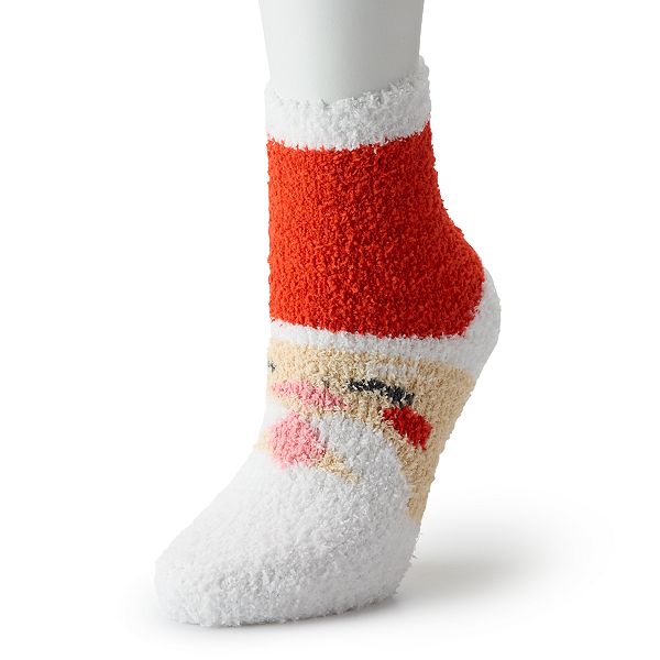 Women's Shine Santa Cozy Slipper Socks