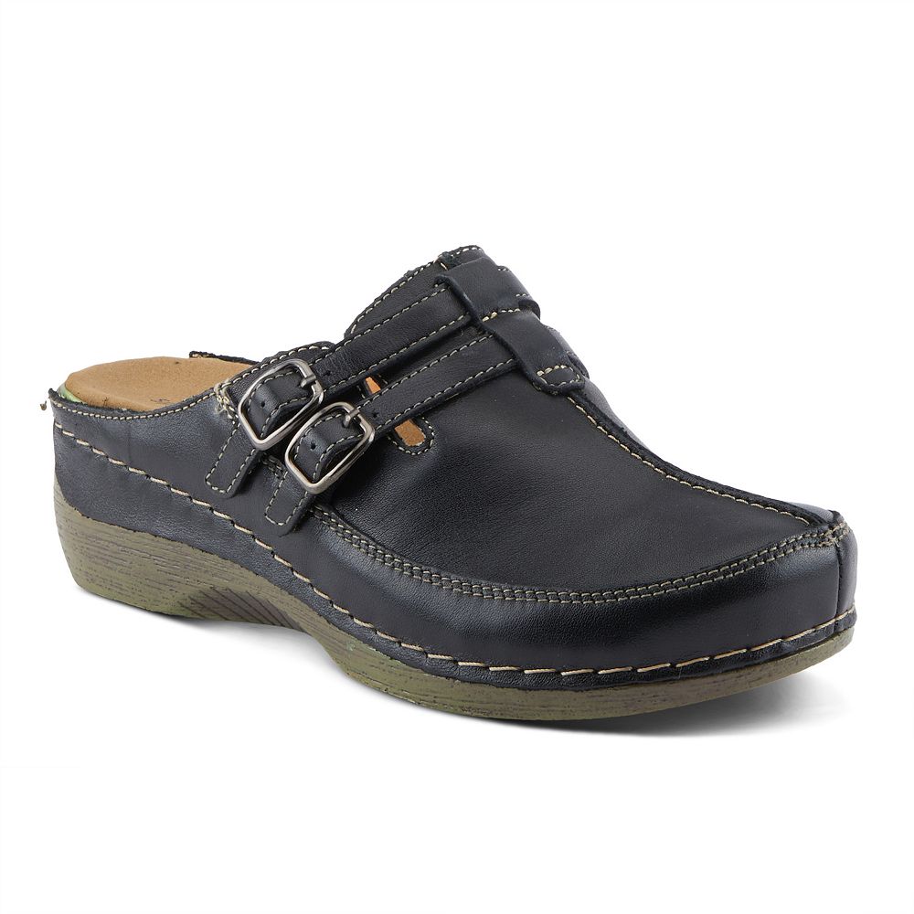 Spring Step Happy Women's Leather Clogs