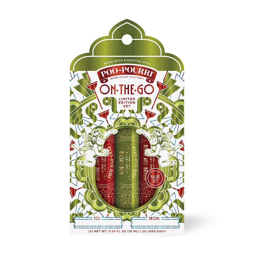 Poo-Pourri 3-Pack Holiday On-The-Go Value Set
