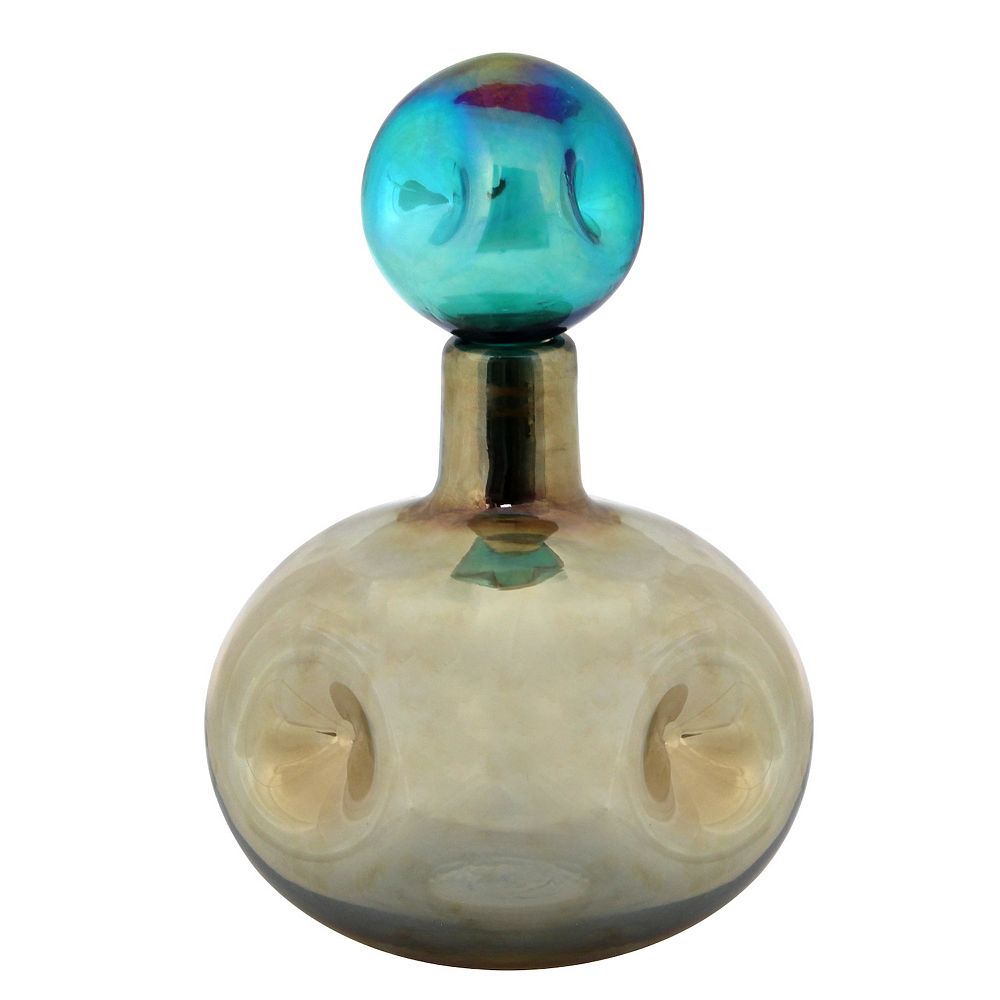 Everyday Decor Oil Slick Glass Vase