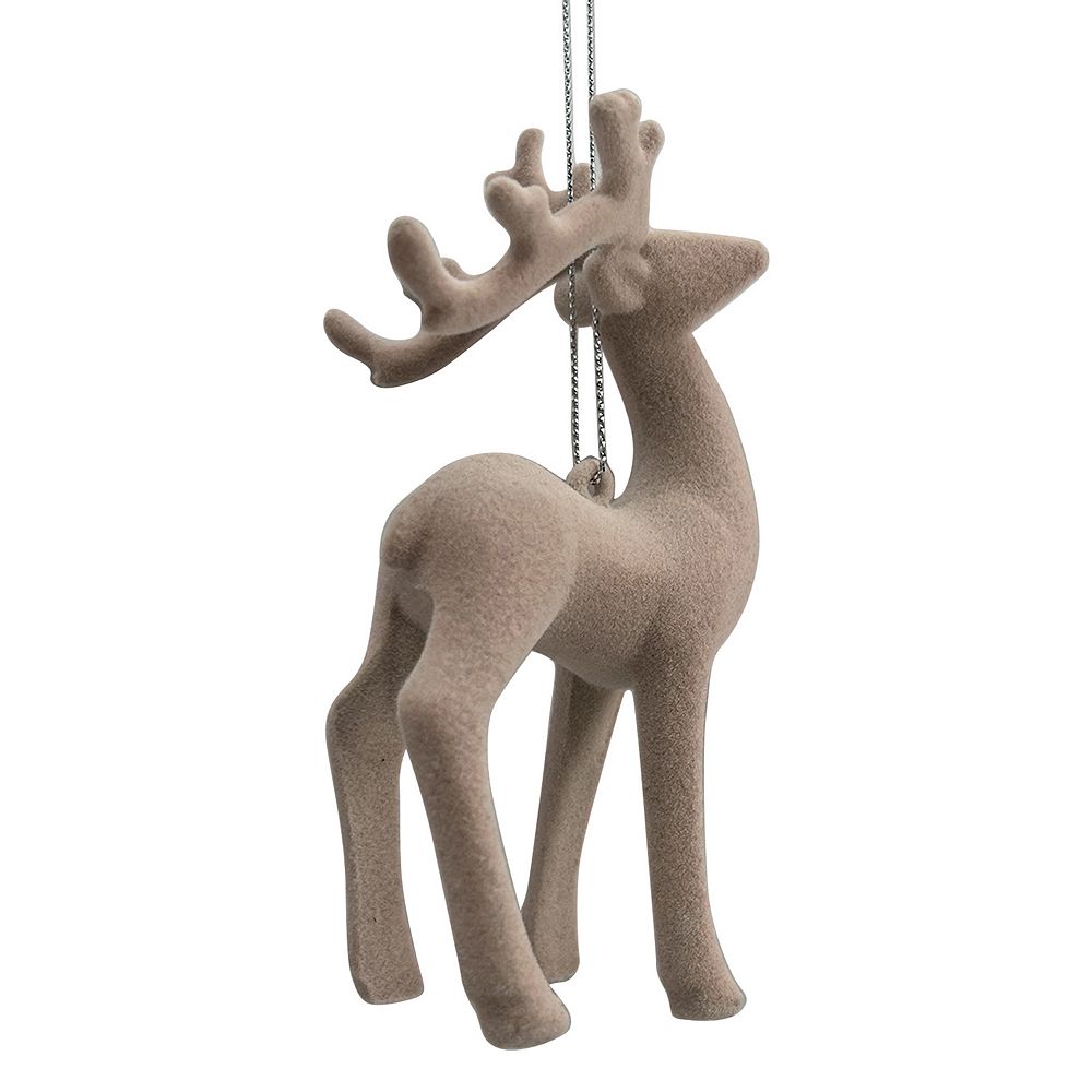 St. Nicholas Square® Flocked Deer Ornament