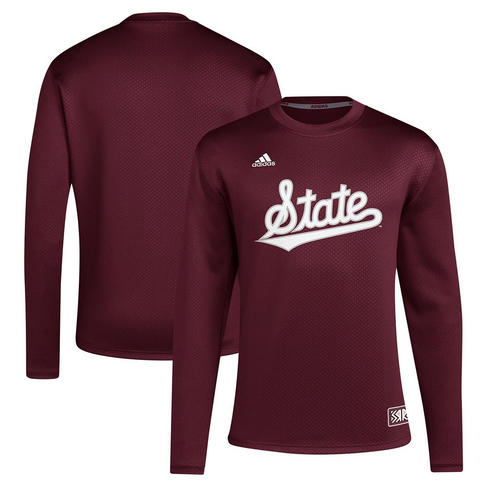 Men's adidas Maroon Mississippi State Bulldogs Reverse Retro Baseball ...