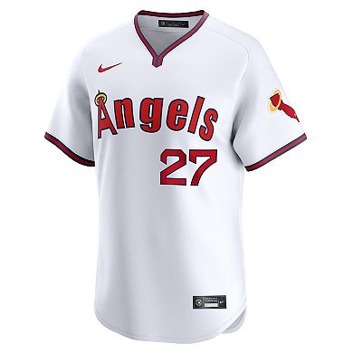 Men's Nike Mike Trout White Los Angeles Angels Alternate Limited Player ...
