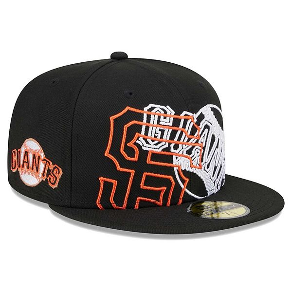 Men's New Era Black San Francisco Giants Game Day Overlap 59FIFTY ...