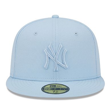 Men's New Era Light Blue New York Yankees Spring Color 59FIFTY Fitted Hat