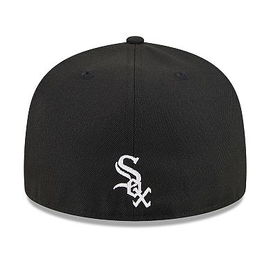 Men's New Era Black Chicago White Sox Game Day Overlap 59FIFTY Fitted Hat
