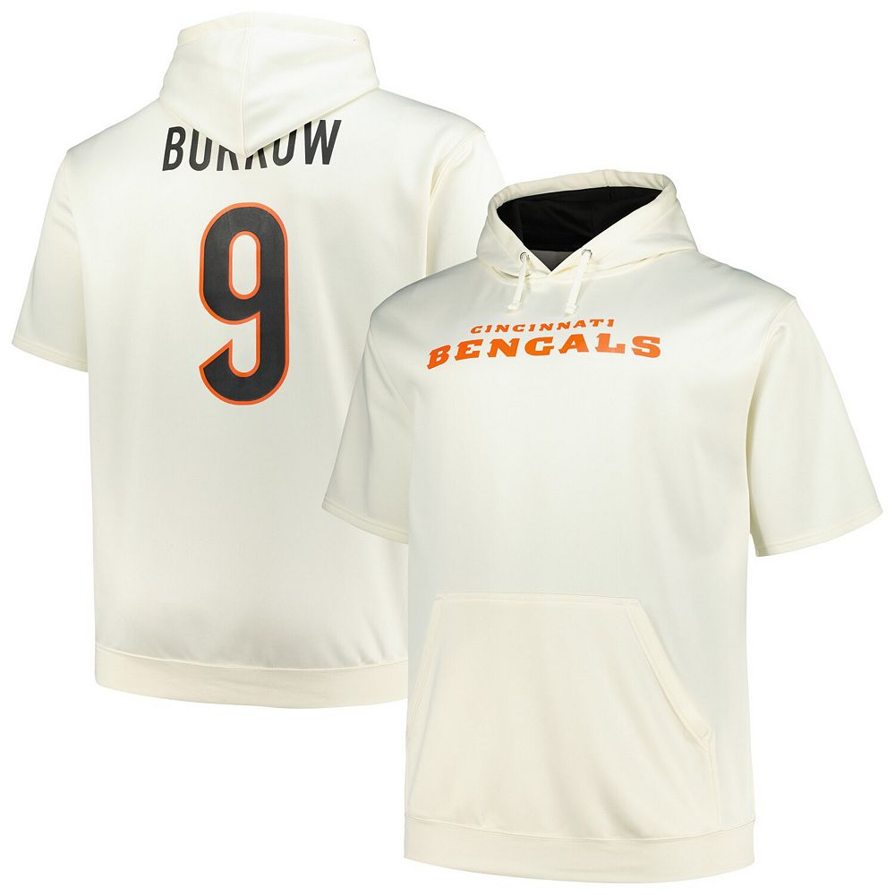 Men's Fanatics Joe Burrow Cream Cincinnati Bengals Big & Tall Short ...
