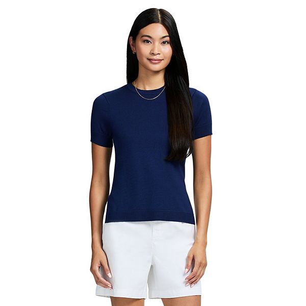 Women's IZOD Skylar Short Sleeve Sweater