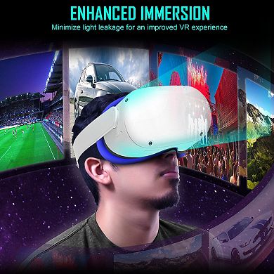 Silicone Face Cover Pad Cushion For Oculus Quest 2 Vr Headset ...