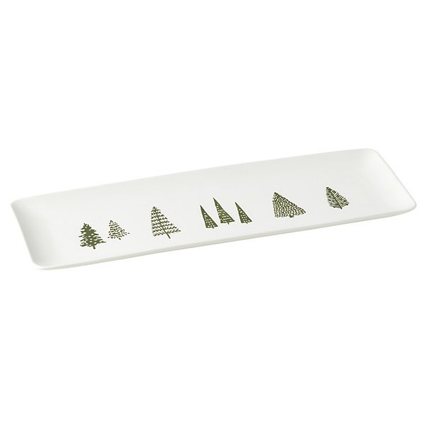 St. Nicholas Square® Winter Ceramic Tree Treat Tray
