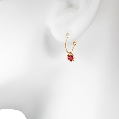 LC Lauren Conrad Gold Tone 5-Piece Stone Stud Earring Set