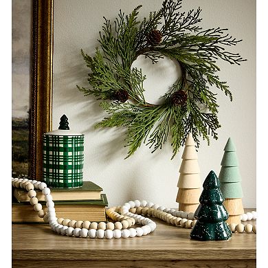 St. Nicholas Square® Dipped Painted Wood Tree Holiday Table Decor