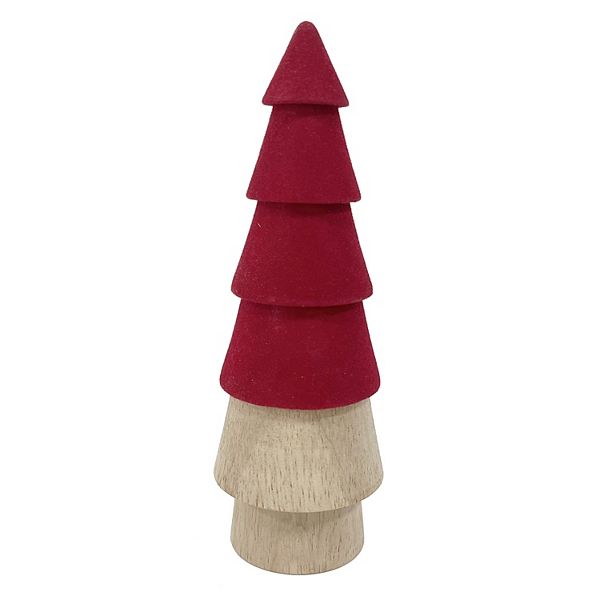 St. Nicholas Square® Dipped Painted Wood Tree Holiday Table Decor