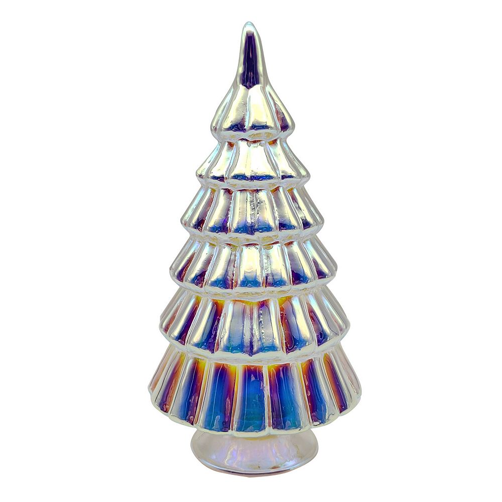 St. Nicholas Square® Iridescent Corrugated Tree Holiday Table Decor