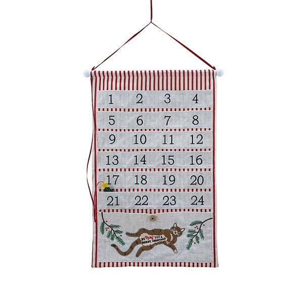 St. Nicholas Square® Cat Advent Calendar Banner Wall Decor