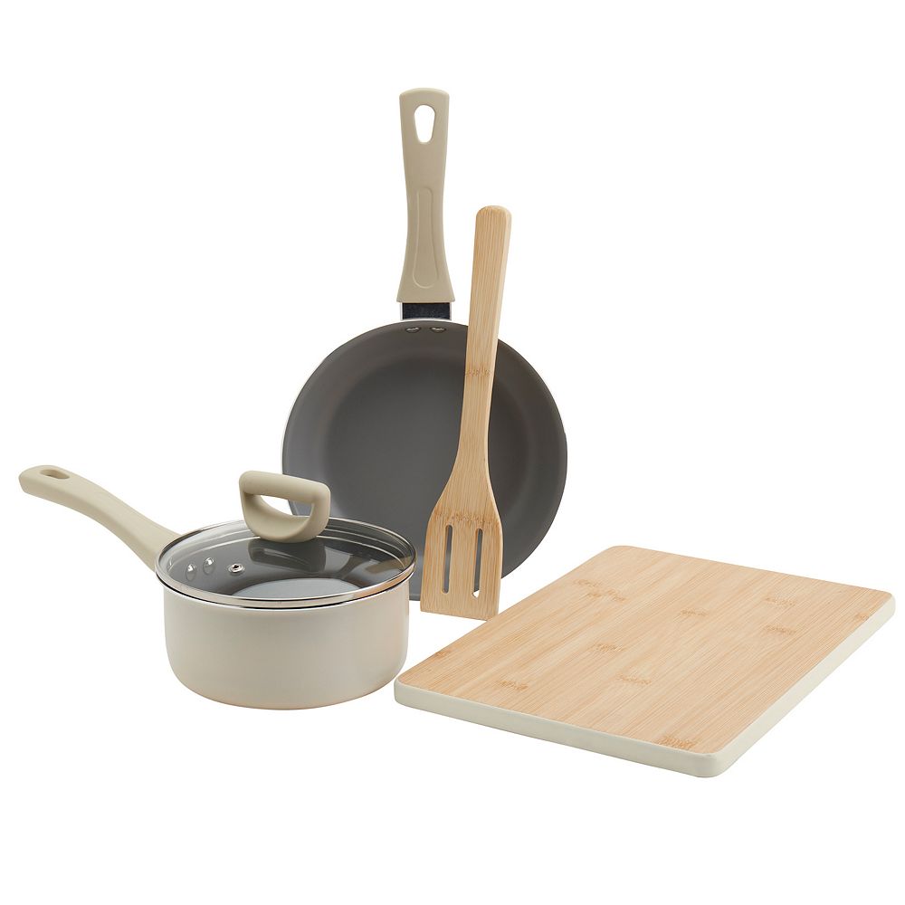 Basic Essentials 5-pc. Nonstick Aluminum Cookware Set