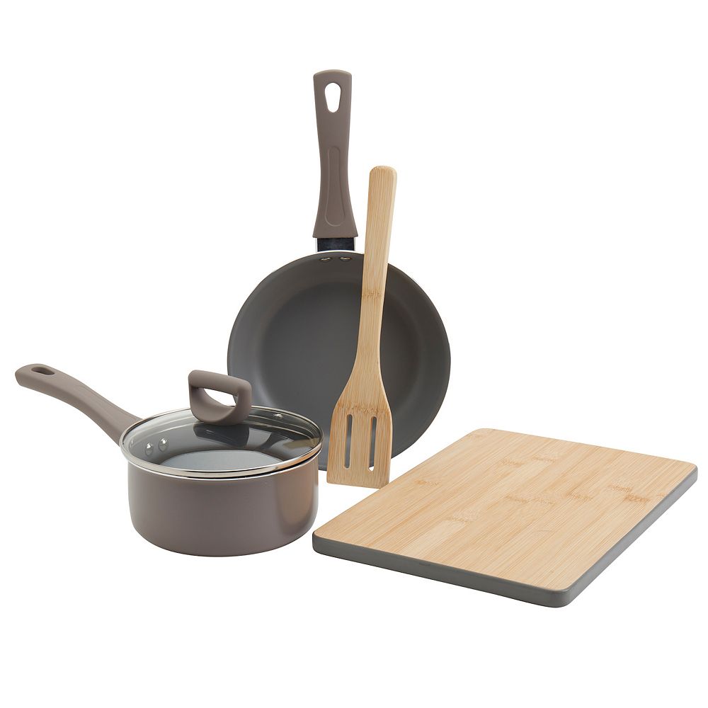 Basic Essentials 5-pc. Nonstick Aluminum Cookware Set