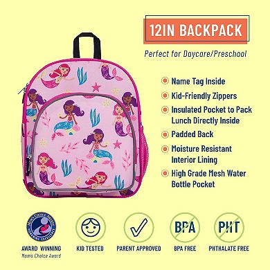 Groovy Mermaids 12 Inch Backpack
