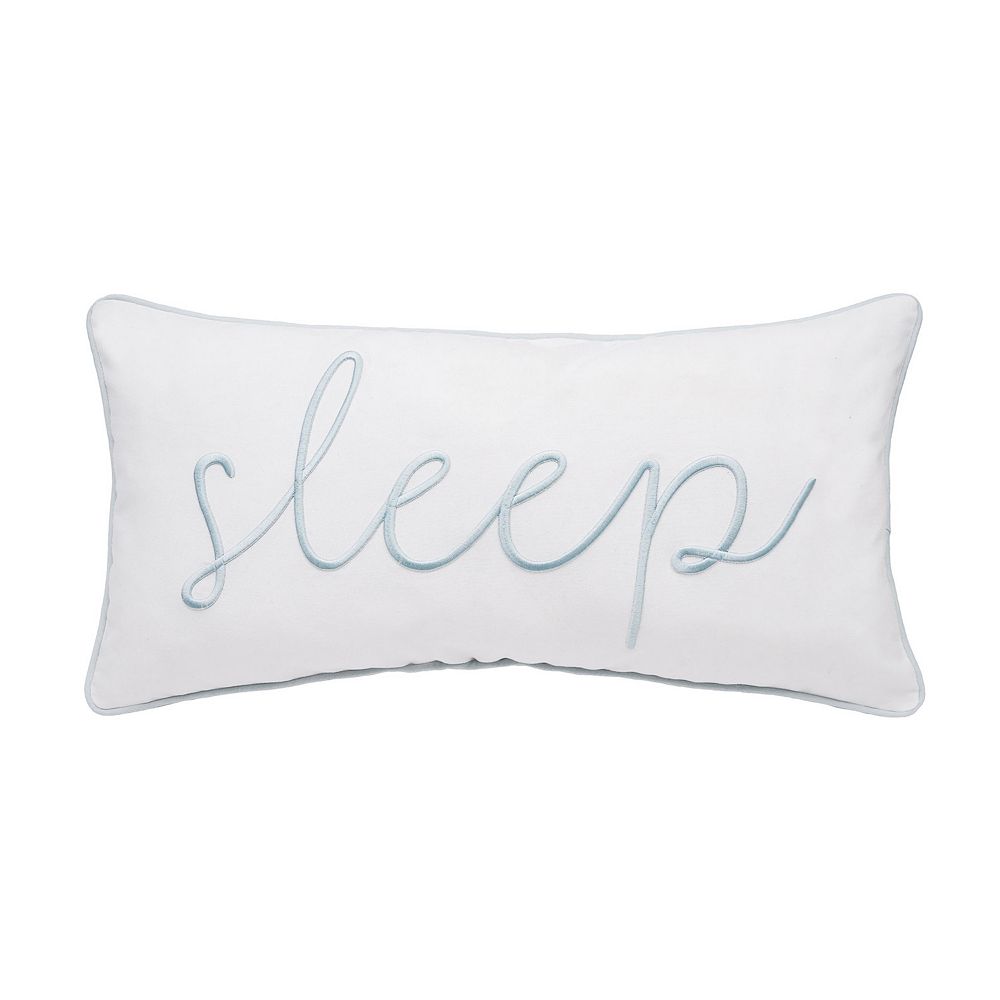 C&F Home Sleep Cursive Throw Pillow