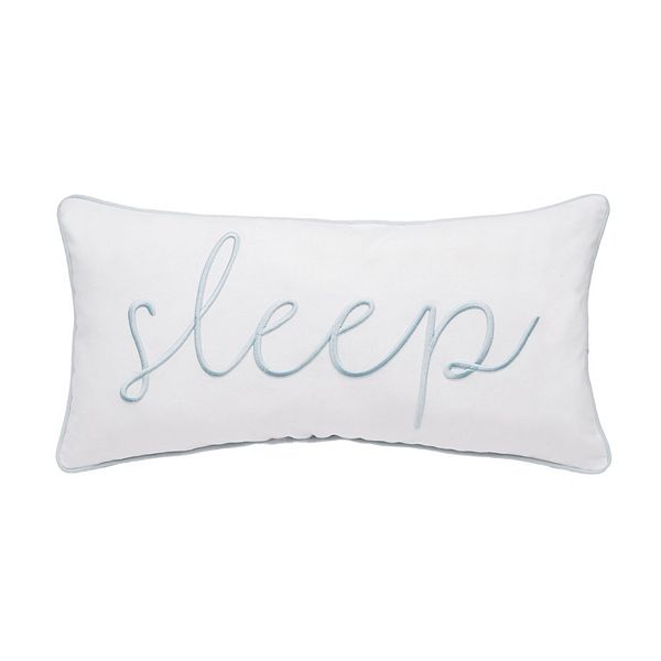 C&F Home Sleep Cursive Throw Pillow