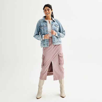 Juniors' SO® Slim Fit Long Sleeve Henley Top