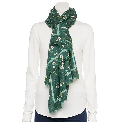 Women's Nine West Scatter Floral Softy Wrap