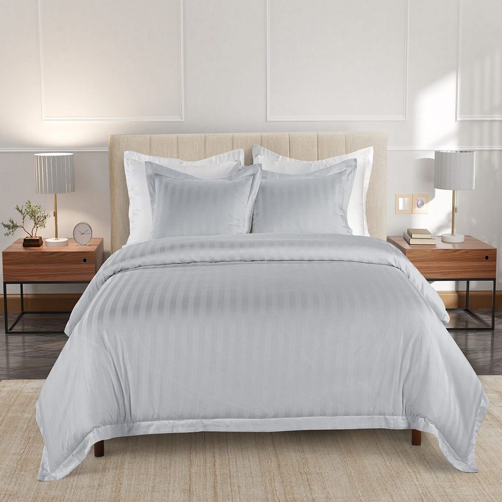 Hotelier Damask Stripe 3-pc. Duvet Cover Set with Shams