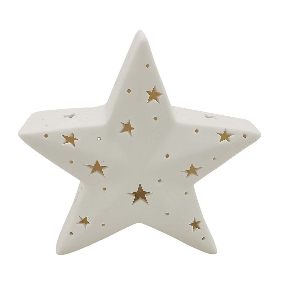 St. Nicholas Square® Ceramic LED Star Table Decor