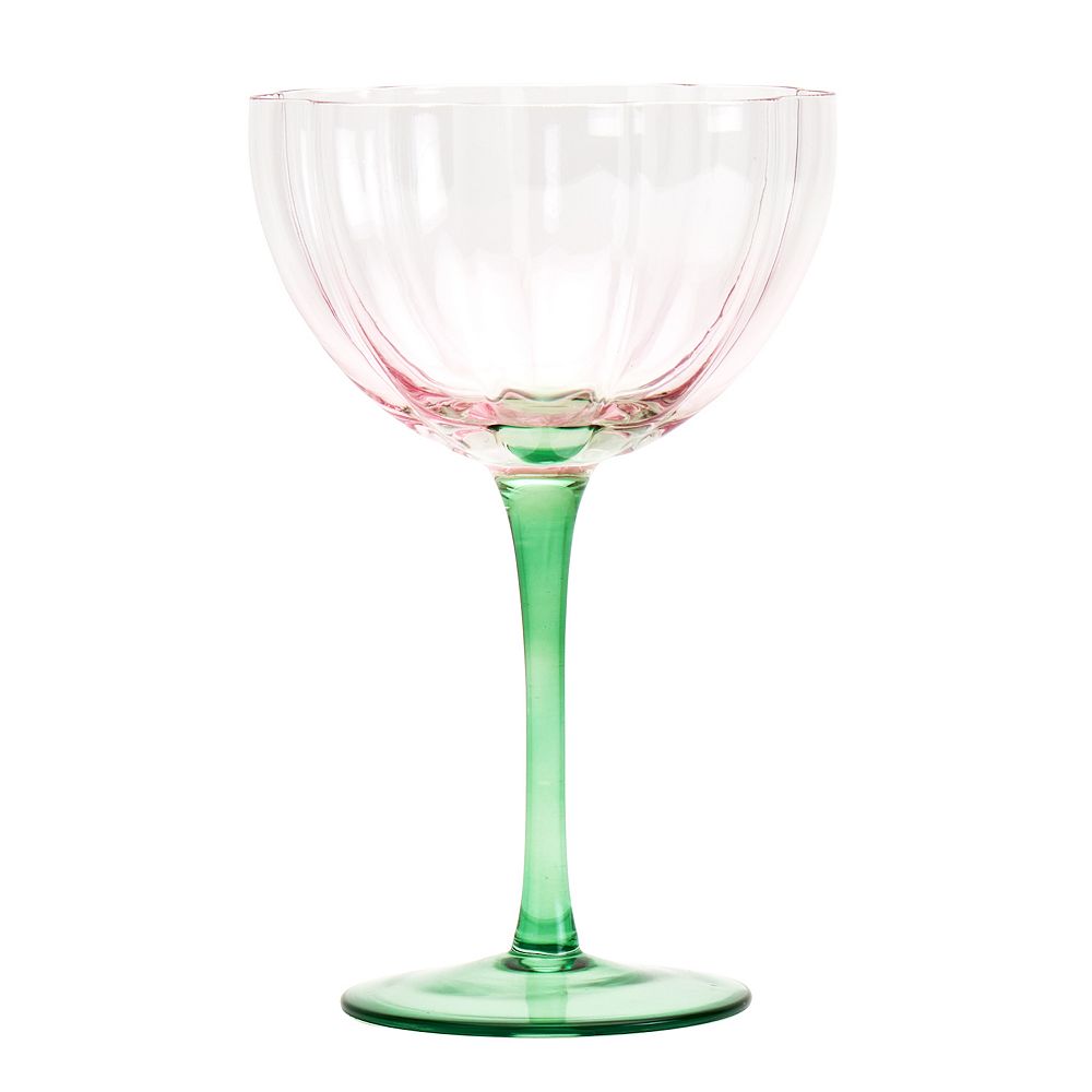 TU Studio Scalloped Coupe Glass