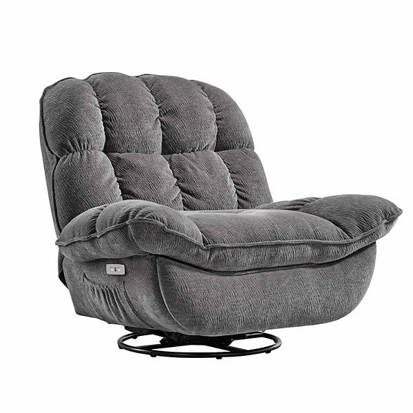 Grayson, Electric Recliner Chair Rocking Swivel With Storage