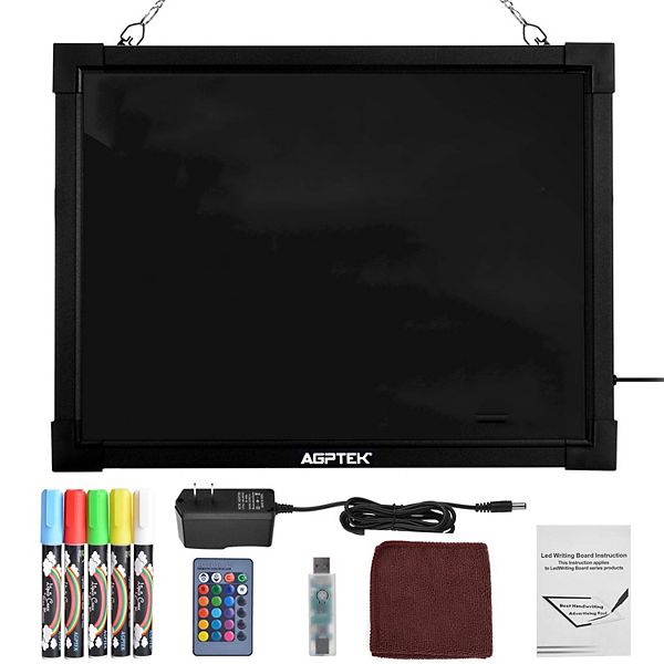 Led Message Board Illuminated With Remote Control