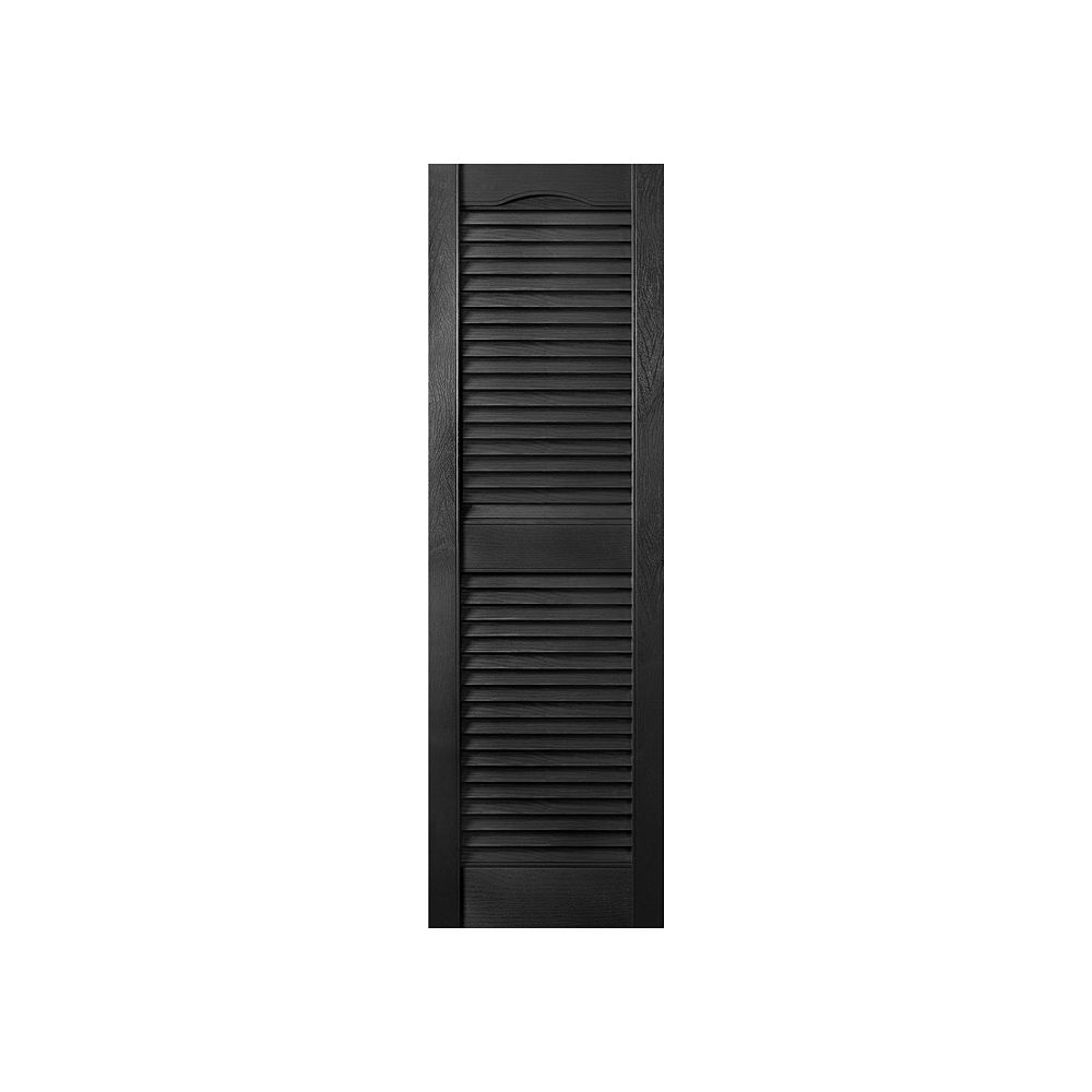 Plastic Development Group 14 X 67 Inch Exterior Vinyl Louvered Shutters ...