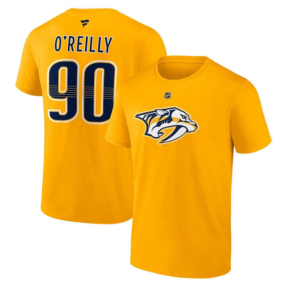 Men's Fanatics Branded Ryan O'Reilly Gold Nashville Predators Authentic ...