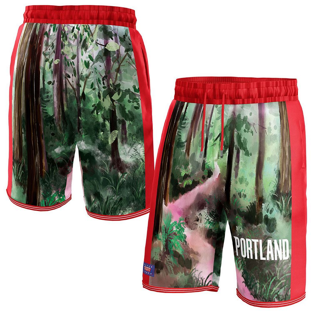 Unisex NBA & KidSuper Studios by Fanatics Black Portland Trail Blazers ...