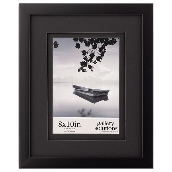 Gallery Solutions 5" x 7" Double Mat Wall or Tabletop Frame