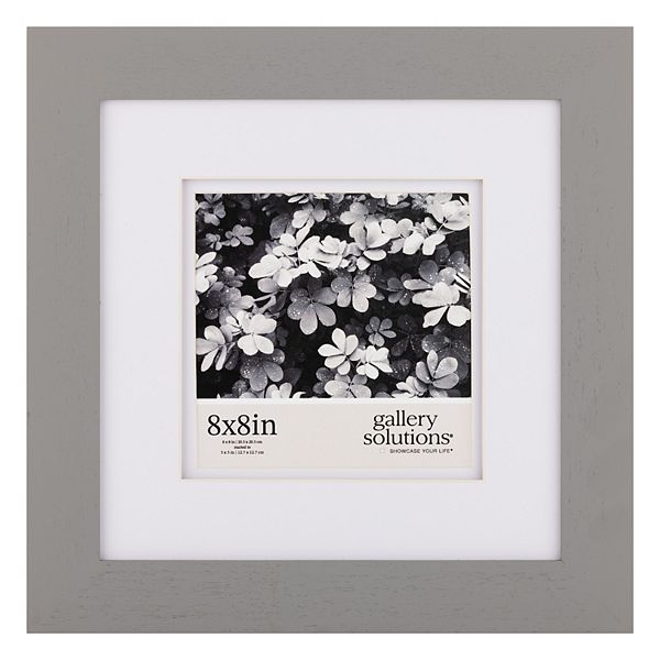 Gallery Solutions 5" x 5" Matted Square Tabletop Frame