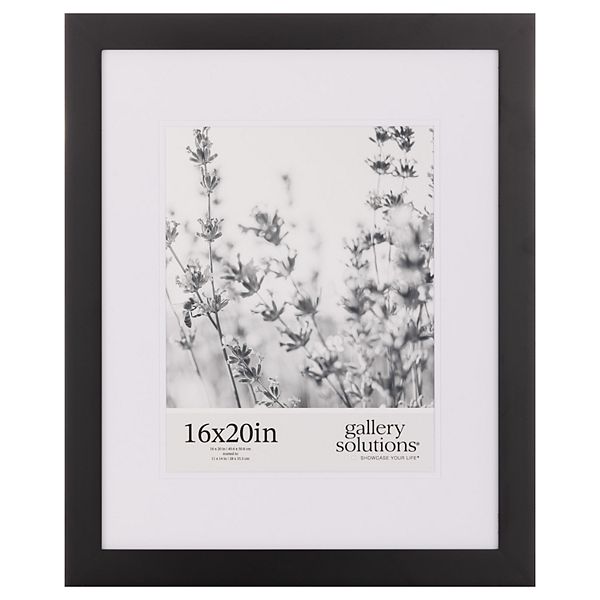 Gallery Solutions 11" x 14" Contrast Double Matted Poster Frame