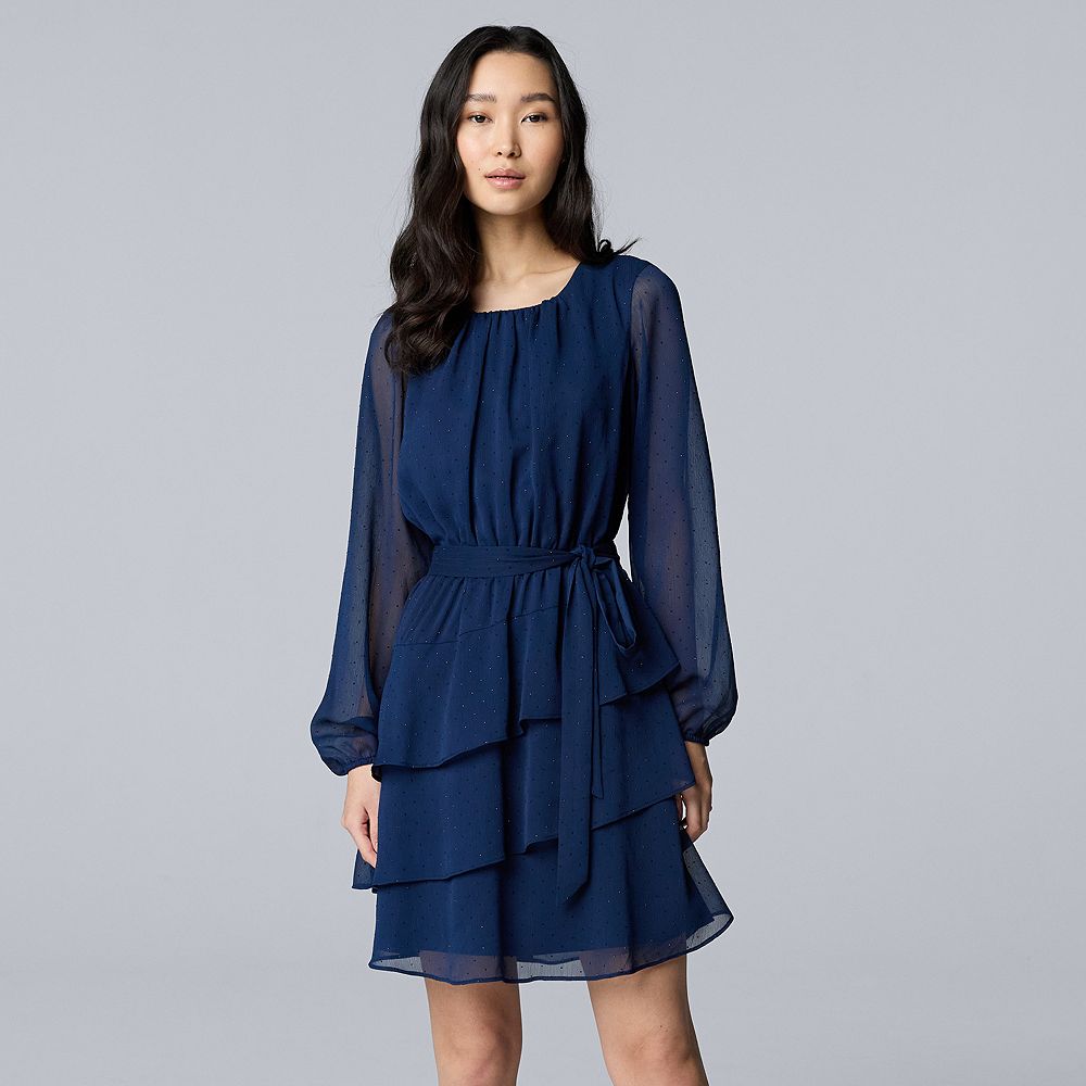 Women's Simply Vera Vera Wang Short Holiday Dress