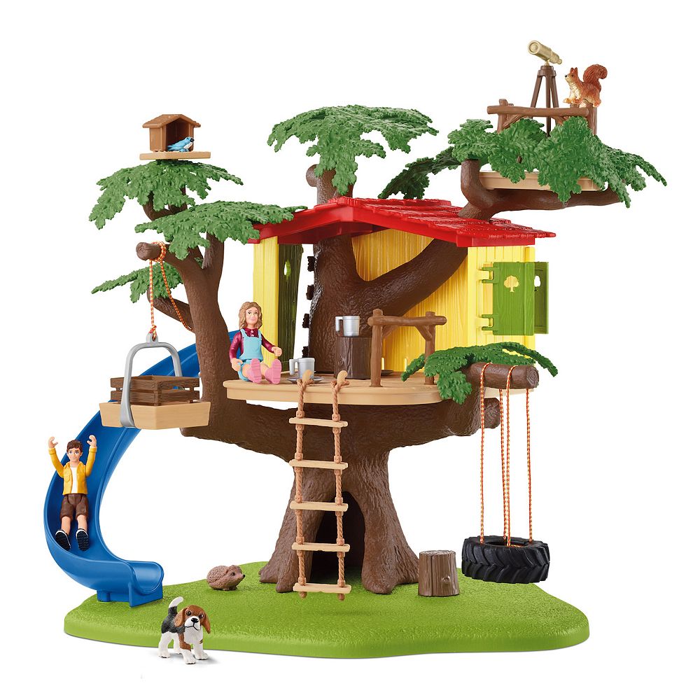 Schleich Farm World: Adventure Tree House - 28 Piece Playset