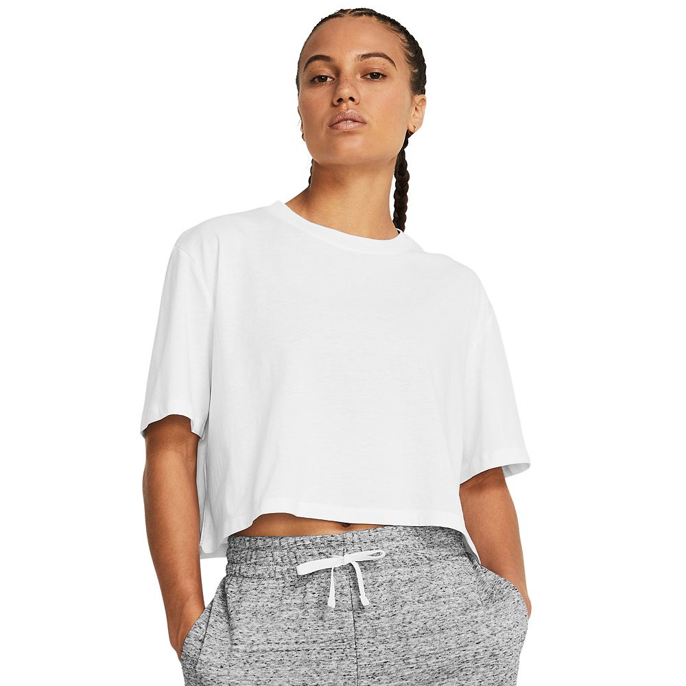 Women's Under Armour Campus Boxy Crop Short Sleeve Tee