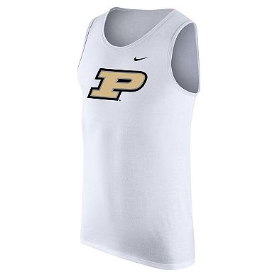 Men's Nike White Purdue Boilermakers Tank Top