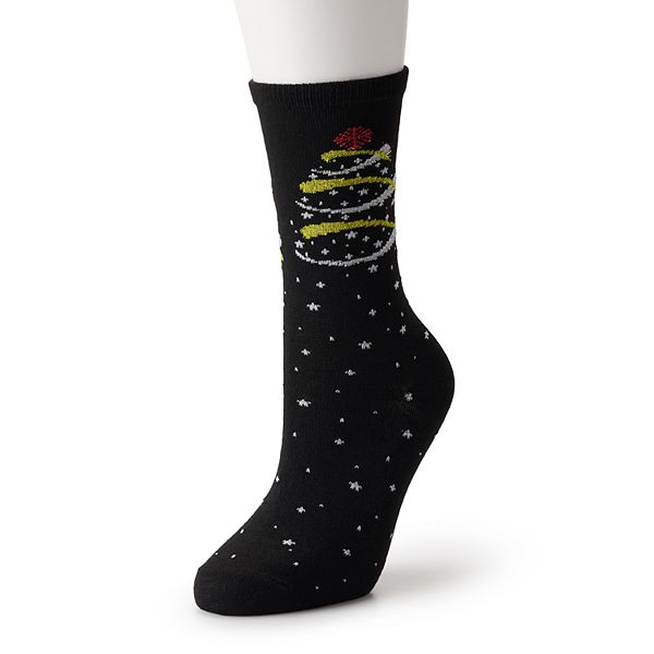 Women's Shine Swishy Tree Crew Socks