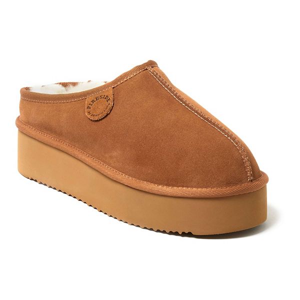 Fireside by Dearfoams Queenstown Women's Platform Clog Slippers