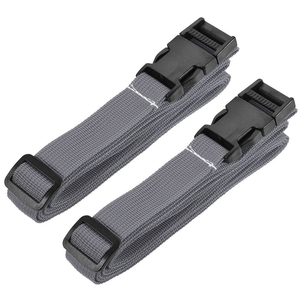 1x98 Inch Utility Strap with Buckle Polyester Belt for Packing, 2 Pack