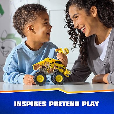 Paw Patrol Rescue Wheels Rubble’s Bulldozer Toy Truck with Vehicle ...